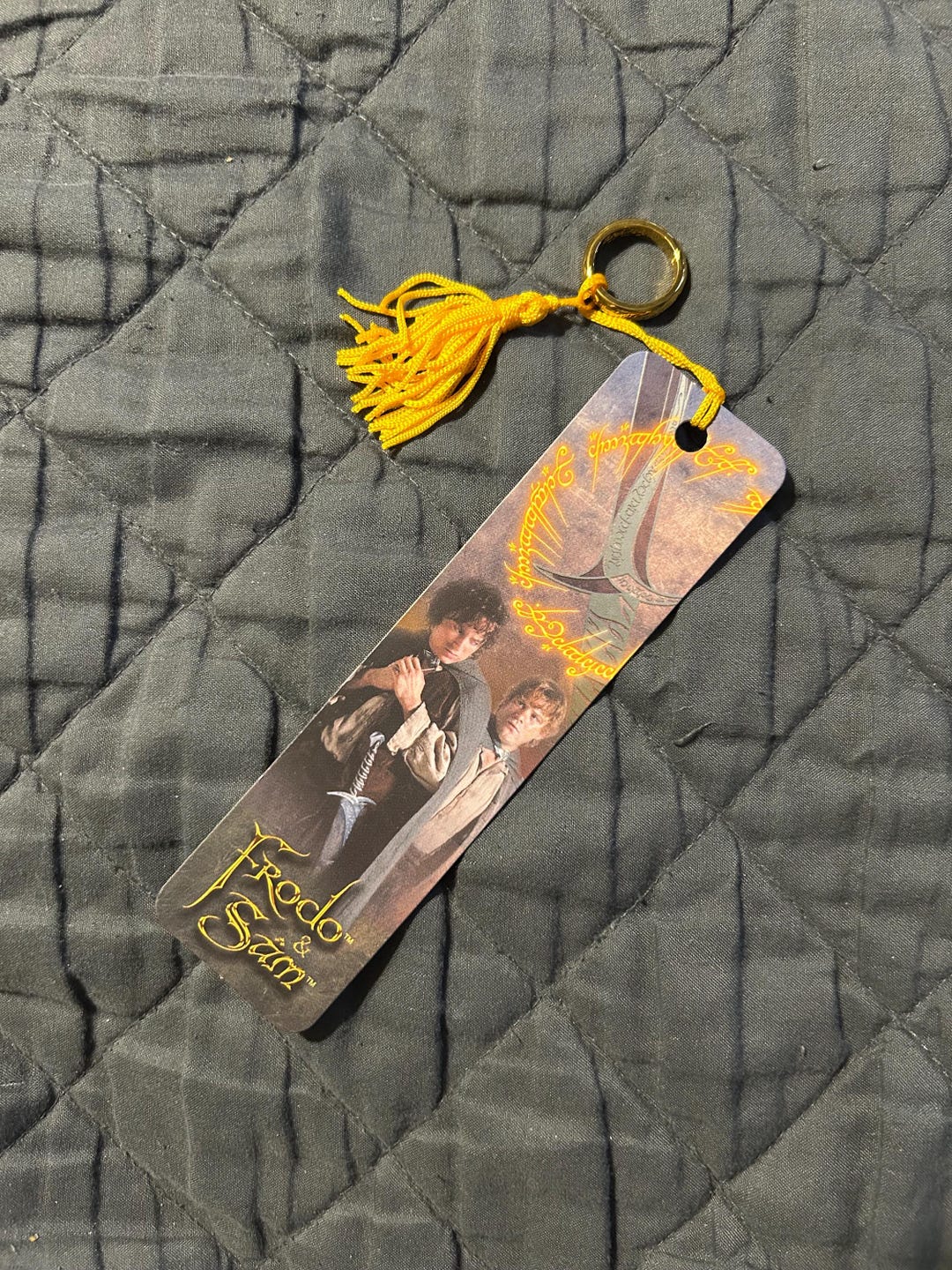 The Lord of the Rings the Two Towers Frodo Sam Bookmark With One Ring ...