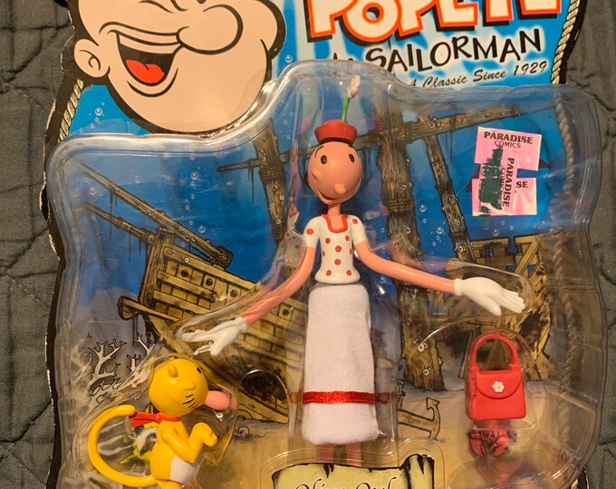 Olive Oyl Eugene The Jeep Mezco Popeye The Sailorman 2004 Factory