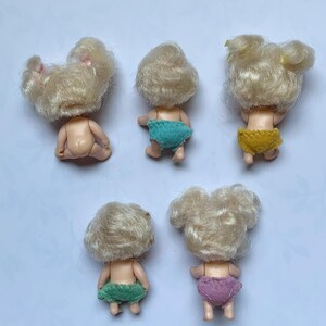 Tyco's Quints Playset Wagon & 5 Blond Hair Blue Eyed Sip and Wet Babies ...