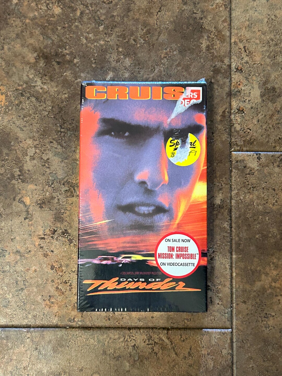 Days of Thunder Sealed VHS | Tom Cruise Racing Movie | 1990 Paramount ...