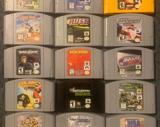 Nintendo 64 (N64) Games! All Authentic. *pick and Choose* - Etsy Canada