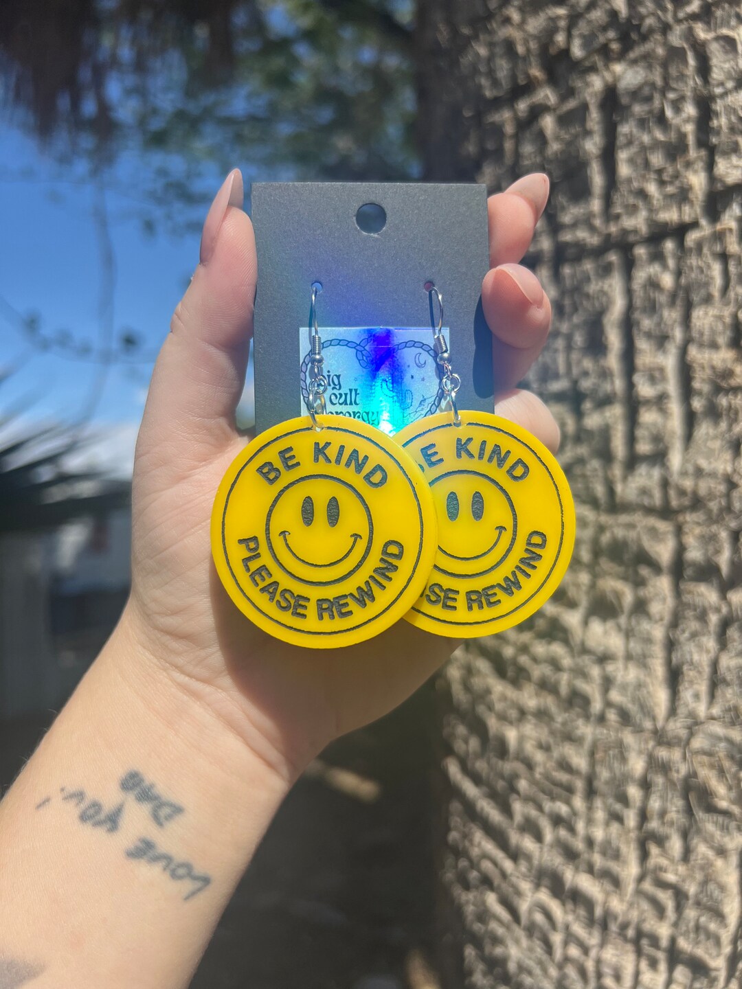 VHS Sticker Earrings | Cult Movies | VCR | VHS Collector | Rewind - Etsy