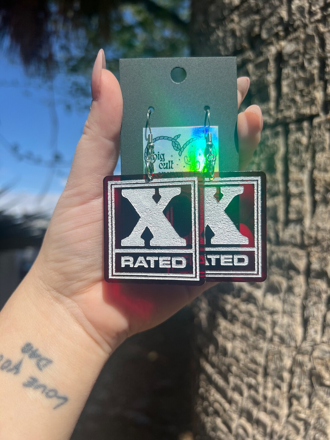 VHS Sticker Earrings | Cult Movies | VCR | VHS Collector | X-rated - Etsy