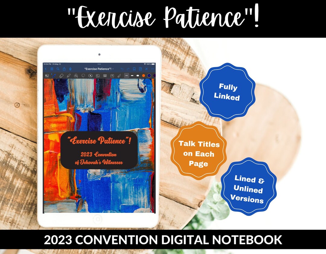 2023 exercise Patience Convention Digital - Etsy