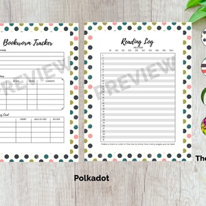 Printable Bookworm Tracker Sheets Reading Tracker Reading | Etsy