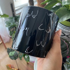 Female Body Positivity *MEDIUM* 4” Planter Vase or Pot, Modern & Cute ...