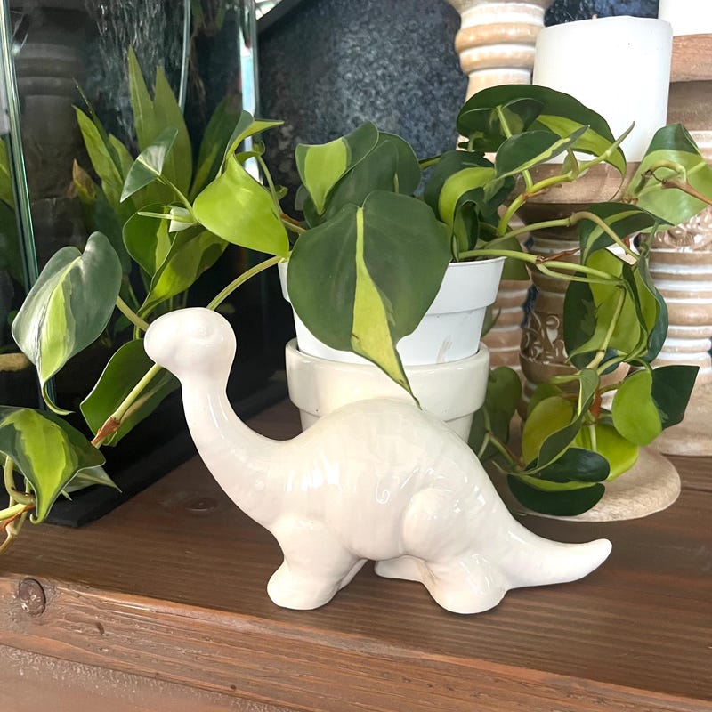 Dinosaur Plant Pot - Etsy