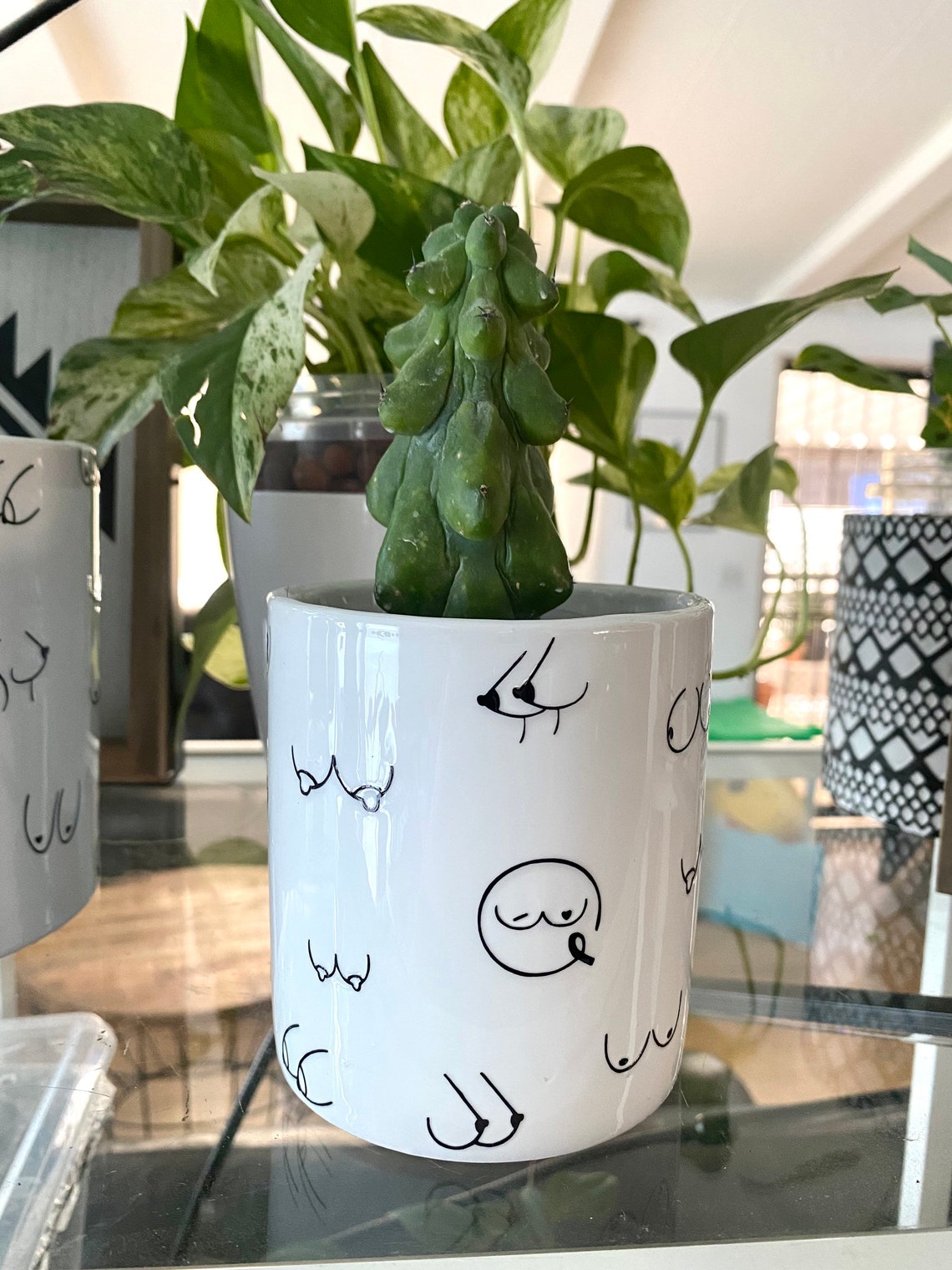 Female Body Positivity MEDIUM 4 Planter Vase or Pot Modern - Etsy