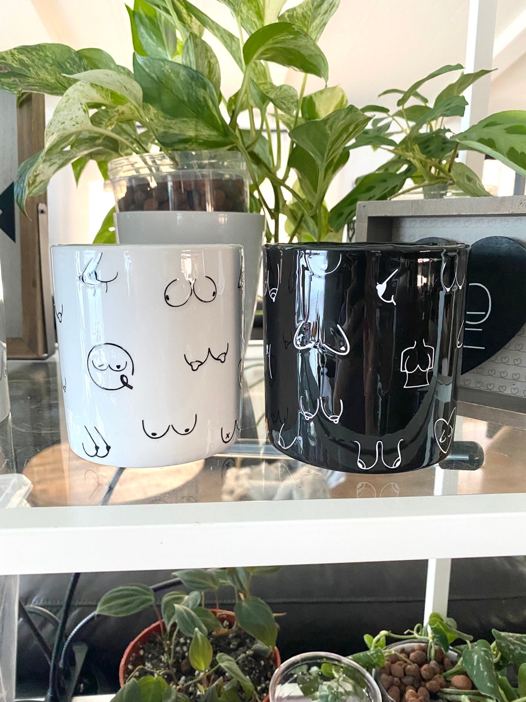 Female Body Positivity *MEDIUM* 4” Planter Vase or Pot, Modern & Cute ...