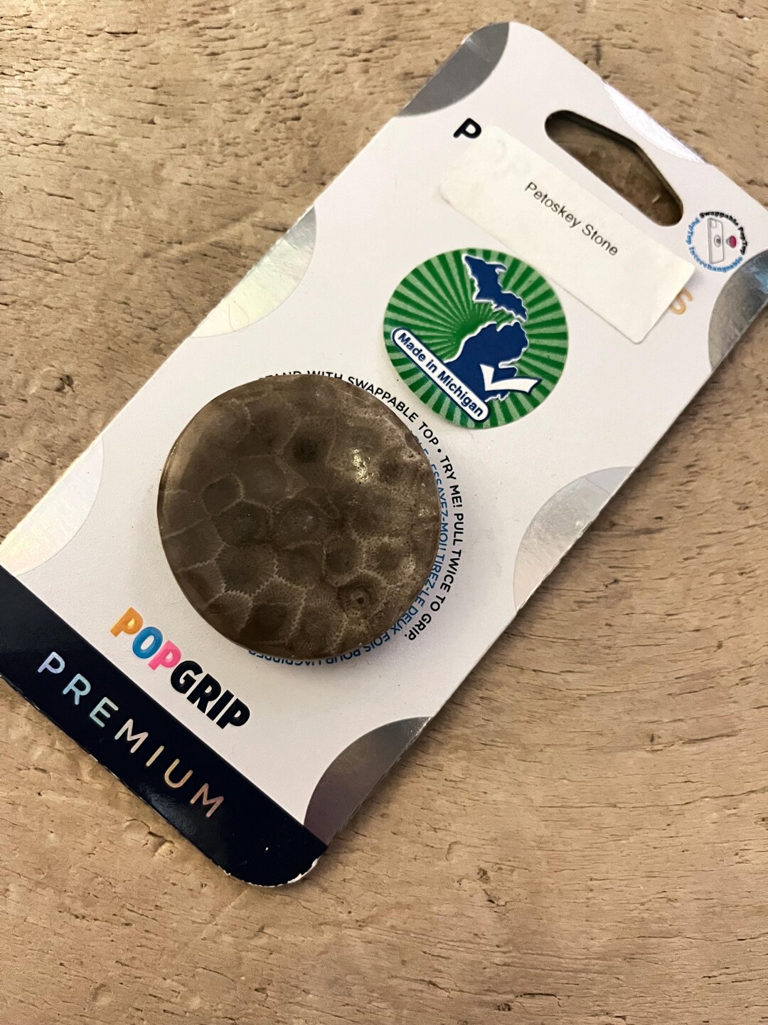 Petoskey Stone Rock Socket for Cell Phone - Etsy
