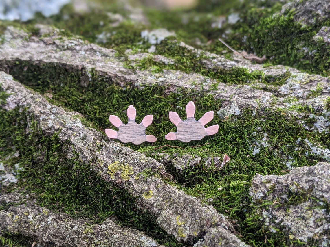 Possum Paws Opossum Feet Woodland Creature Earrings | Etsy
