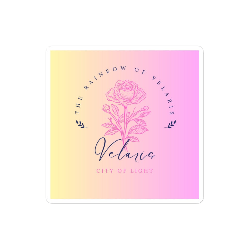 Rainbow of Velaris Acotar Sticker - Etsy Australia