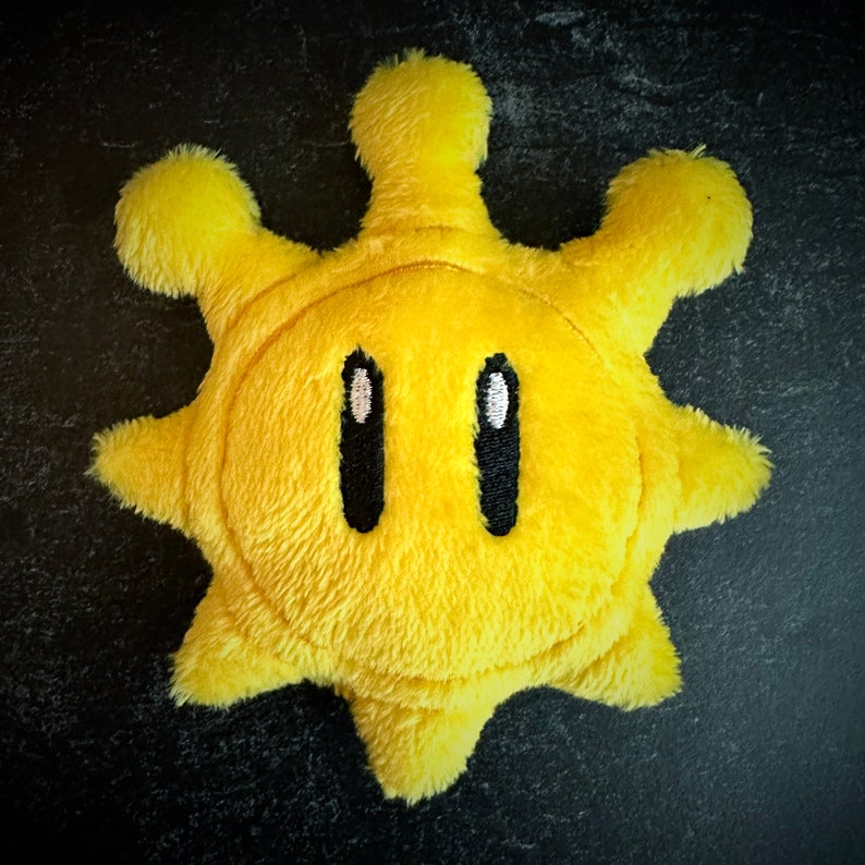 Mini Shine Sprite Plush // Handmade Sun Plushie // Paper Mario TTYD ...