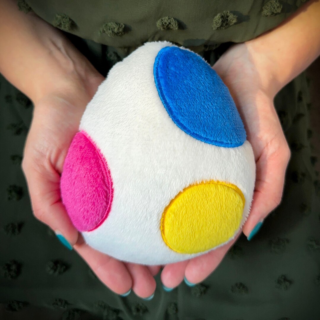 Yoshi Kid Egg Plush // Handmade Plushie // Paper Mario TTYD Inspired - Etsy