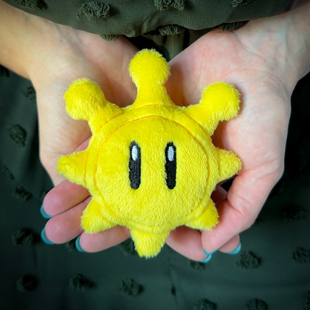 Mini Shine Sprite Plush // Handmade Sun Plushie // Paper Mario TTYD ...