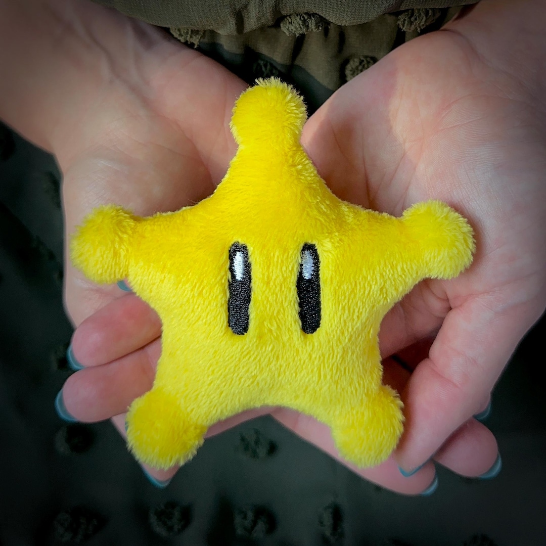 Mini Grand Star Plush // Handmade Star Plushie // Super Mario Galaxy ...