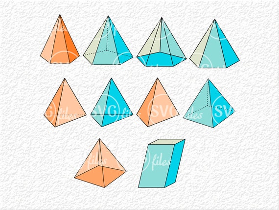 Drawing & Illustration Pyramid svg Parallelepiped svg Volumetric ...