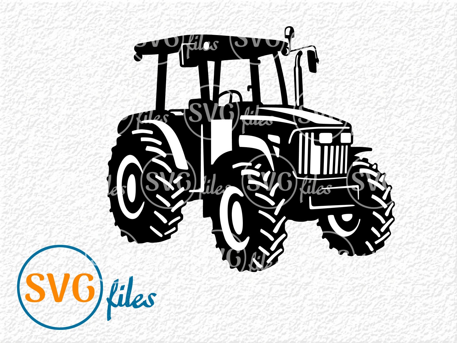 Tractor SVG 2 Tractor dxf Tractor cut file Tractor | Etsy