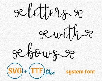 Handwritten Font Ttf | Etsy