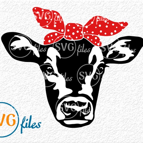 Cow SVG DXF Farm Animal Svg Silhouette Cut Design Cricut Cut | Etsy