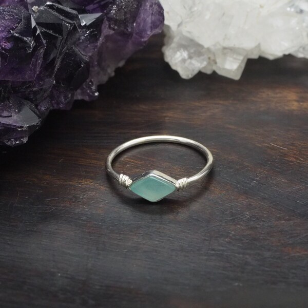 Chalcedon ring - Etsy.de