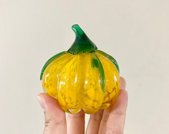 Vintage Blown Art Glass Squash Glass Sculptures & Figurines Glass Art ...