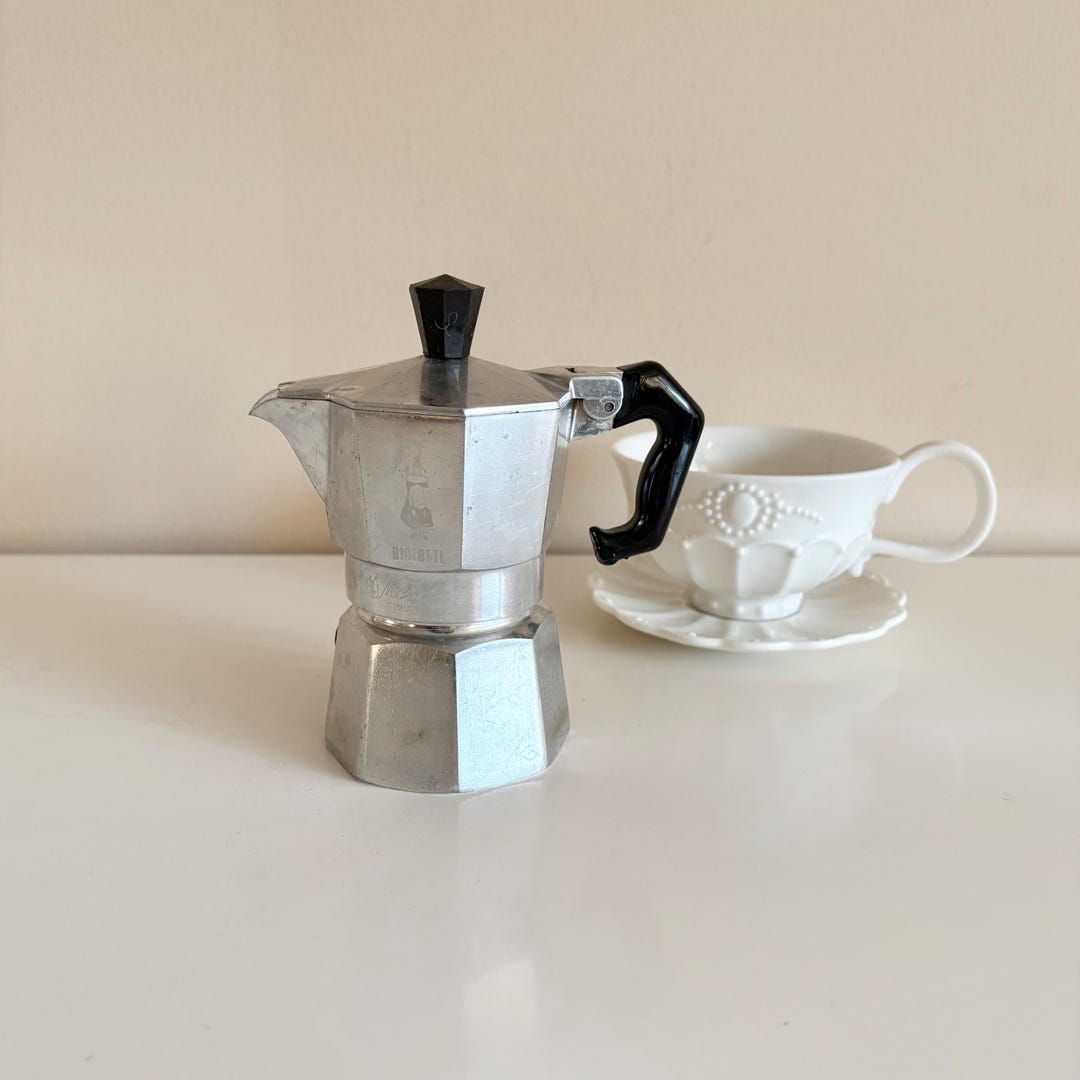 Vintage Italian Bialetti Moka Express Coffee Maker Percolator Espresso ...