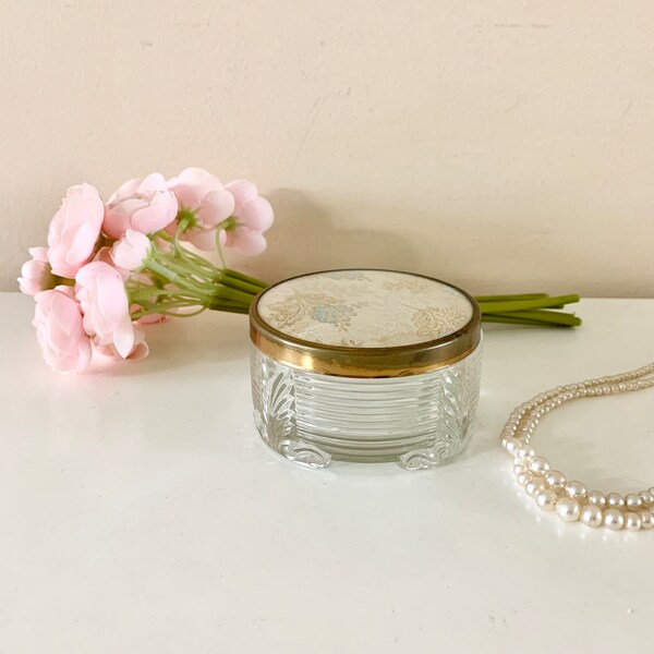 Vintage Powder Jar - Etsy