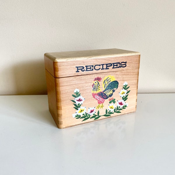 Retro Recipe Box - Etsy