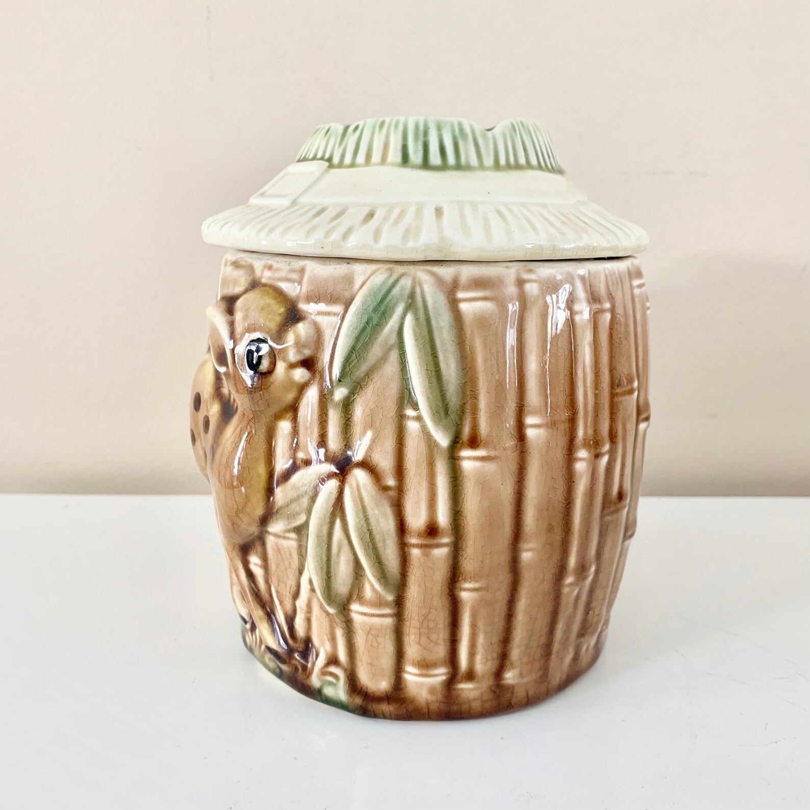 Vintage Lefton ESD Bambi Cookie Jar Canister Hand-painted | Etsy