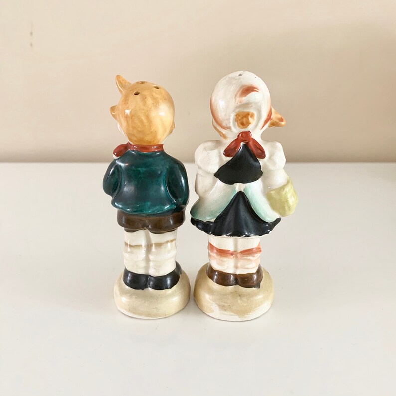 Vintage Occupied Japan Boy and Girl Salt and Pepper Shakers - Etsy