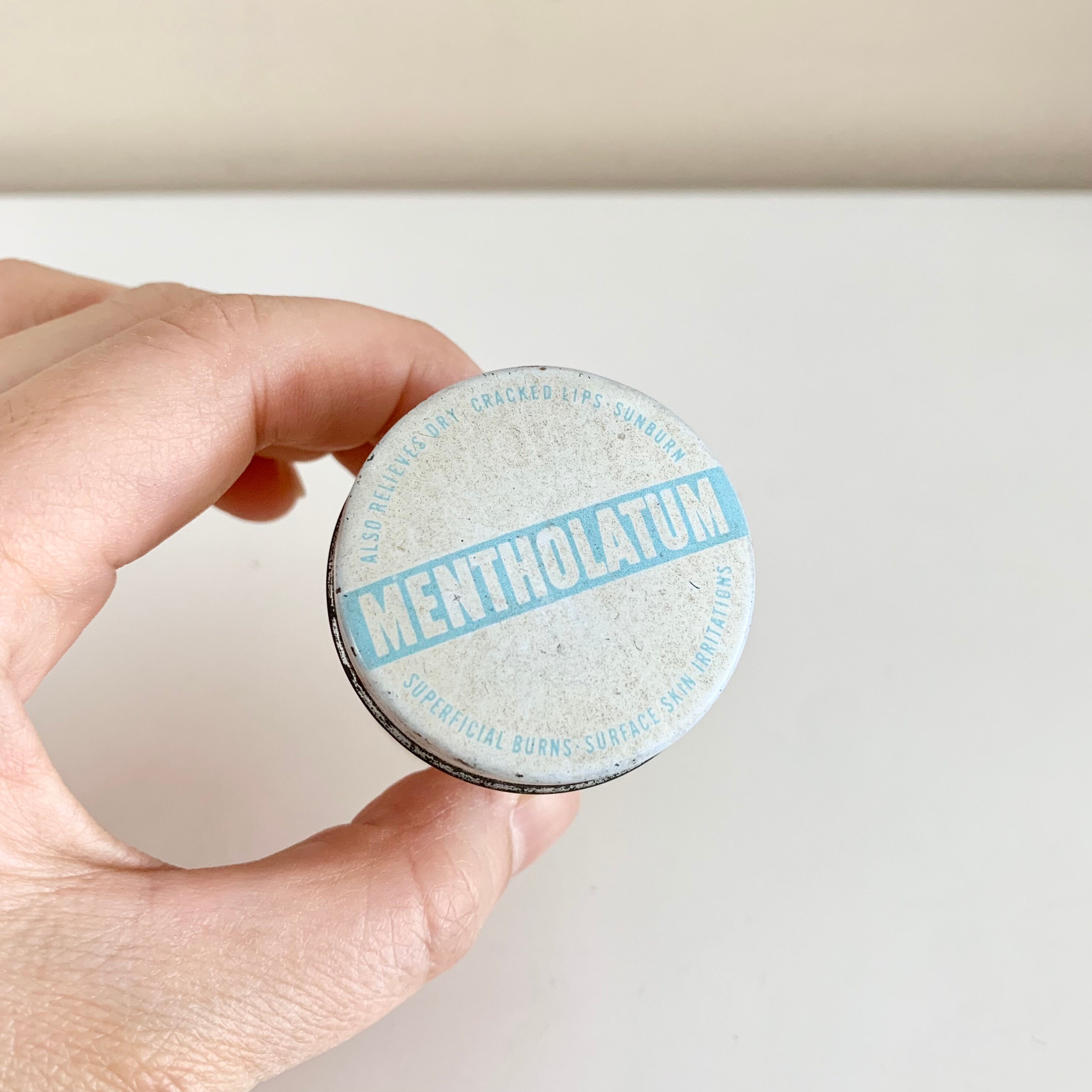 Vintage Milk Glass Mentholatum Container Jar USA | Etsy