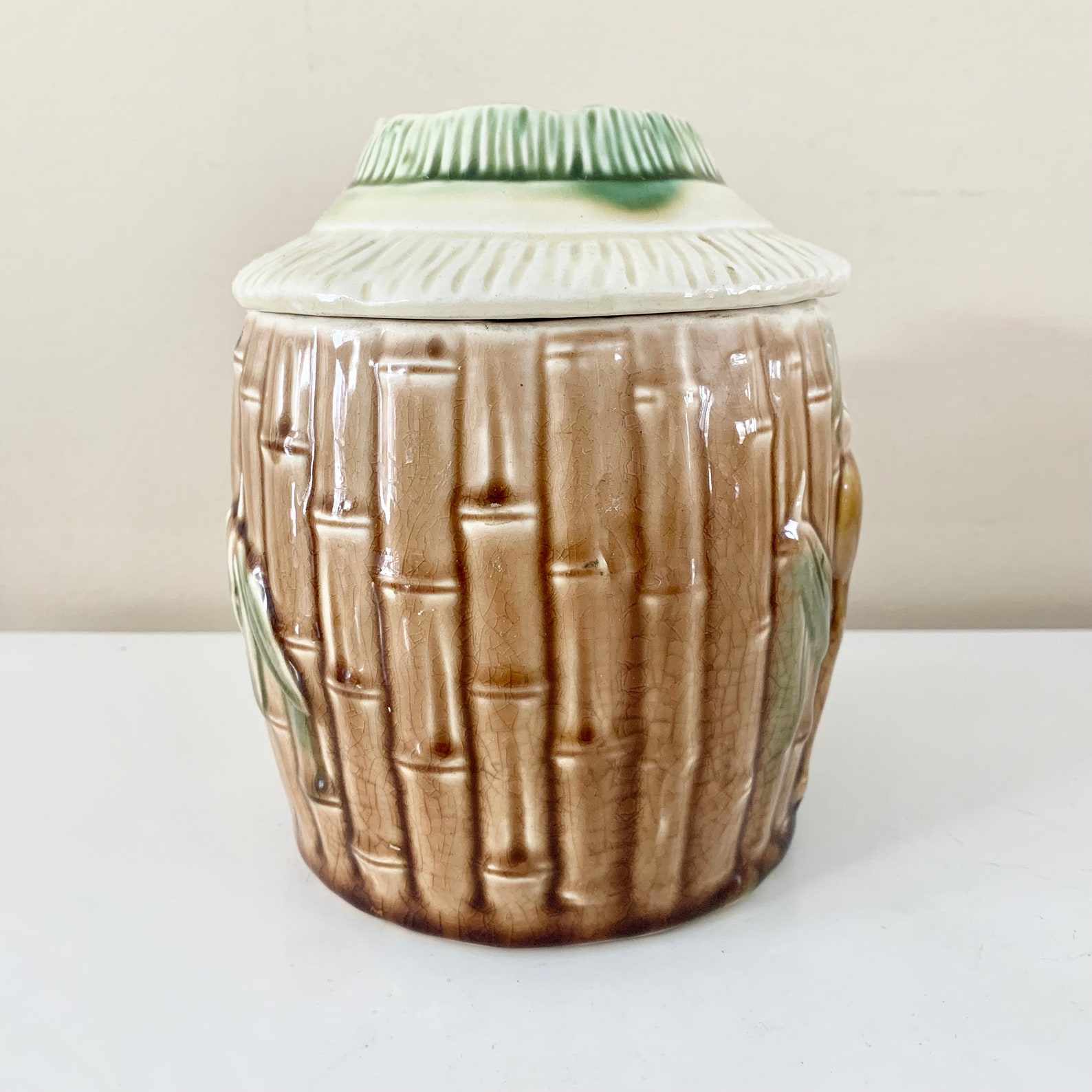 Vintage Lefton ESD Bambi Cookie Jar Canister Hand-painted | Etsy