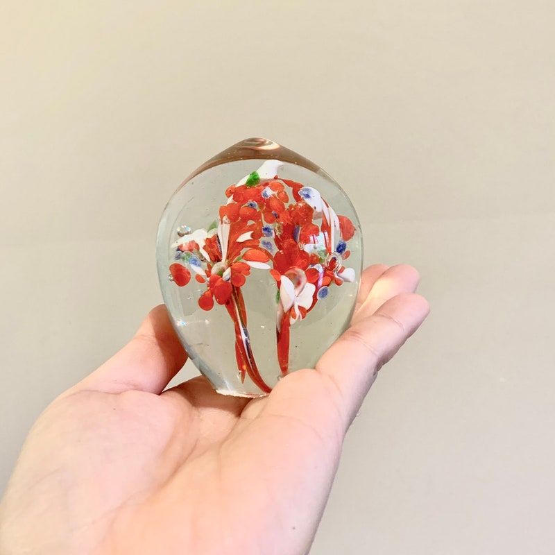 Flower Paperweight - Etsy