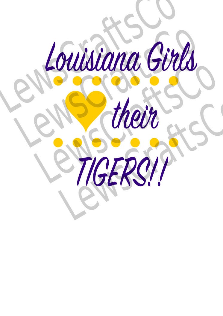 LSU SVG | Etsy