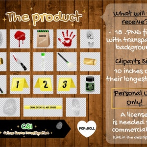 CSI Crime Scene Investigation | PNG Clip Arts for DIY Projects - Etsy