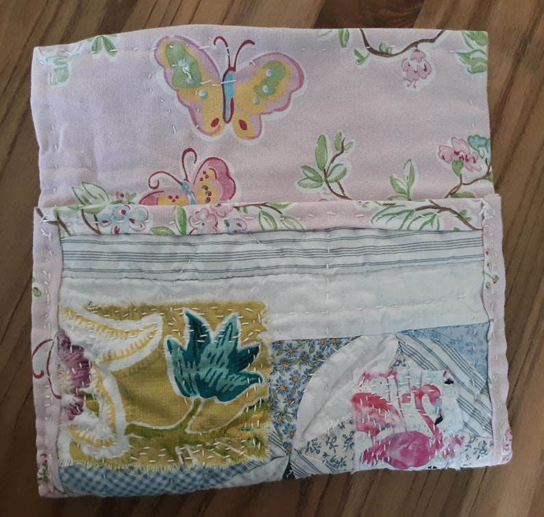 Slow Stitch Fabric Pouch - Etsy