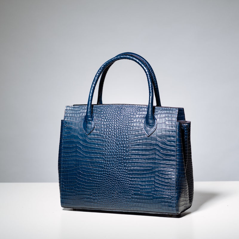 Navy Blue Leather - Etsy