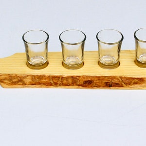 Tequila Tasting Paddle, Tequila Shot Flight, Shot Glasses Holder ...