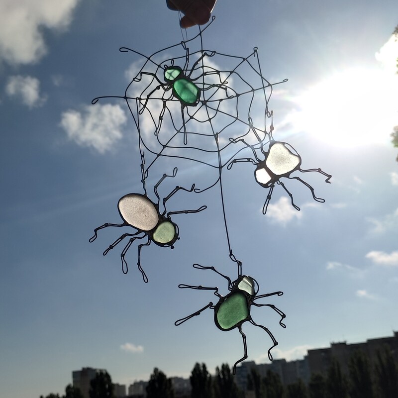 Glass Spider - Etsy