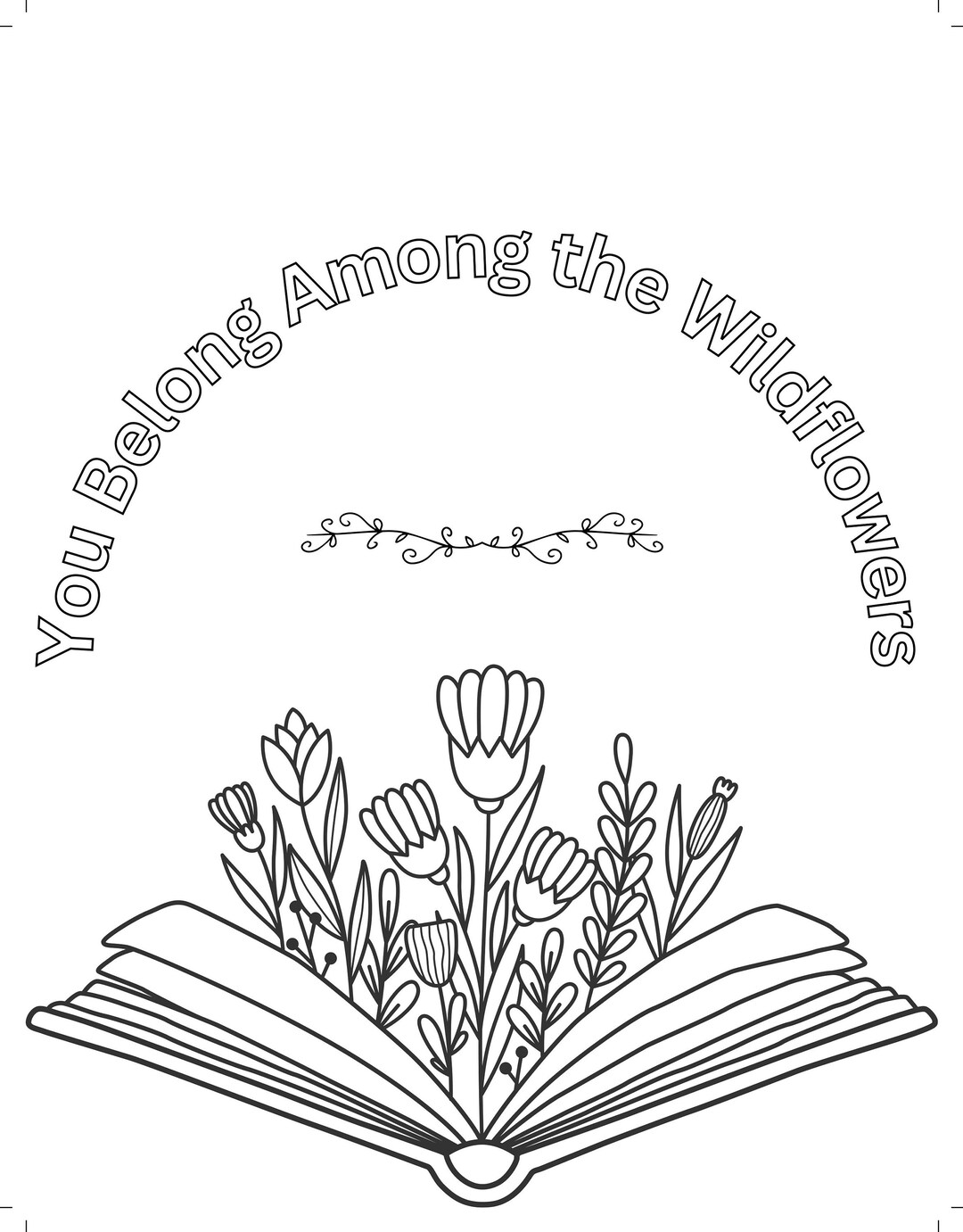 Wildflowers 10 Page Coloring Bundle - Etsy