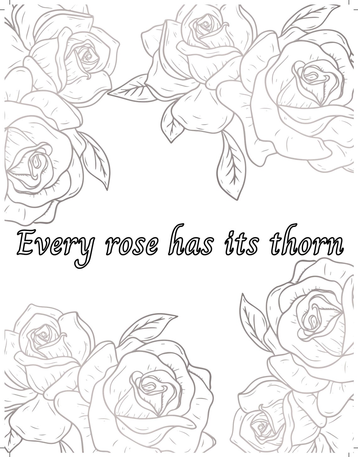 Wildflowers 10 Page Coloring Bundle - Etsy