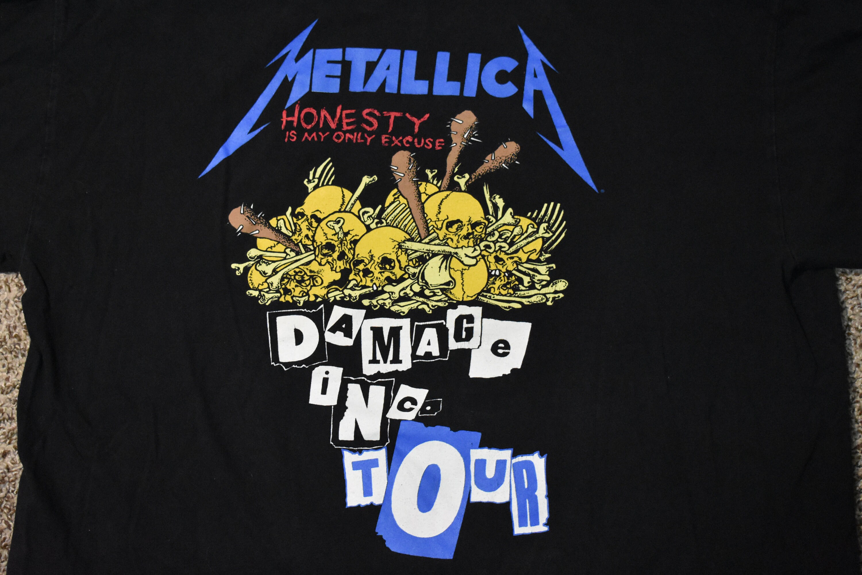 Buy Vintage 1994 Damage Inc. Tour Metallica Giant Licensed Size XL ...
