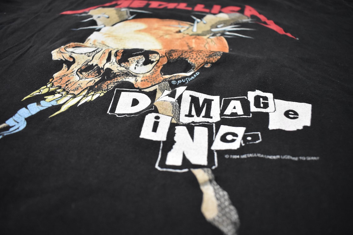 Buy Vintage 1994 Damage Inc. Tour Metallica Giant Licensed Size XL ...