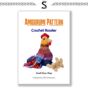 Amigurumi Rooster Crochet Pattern PDF | Crochet Rooster Pattern ...