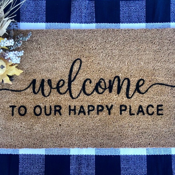 Welcome to Our Happy - Etsy