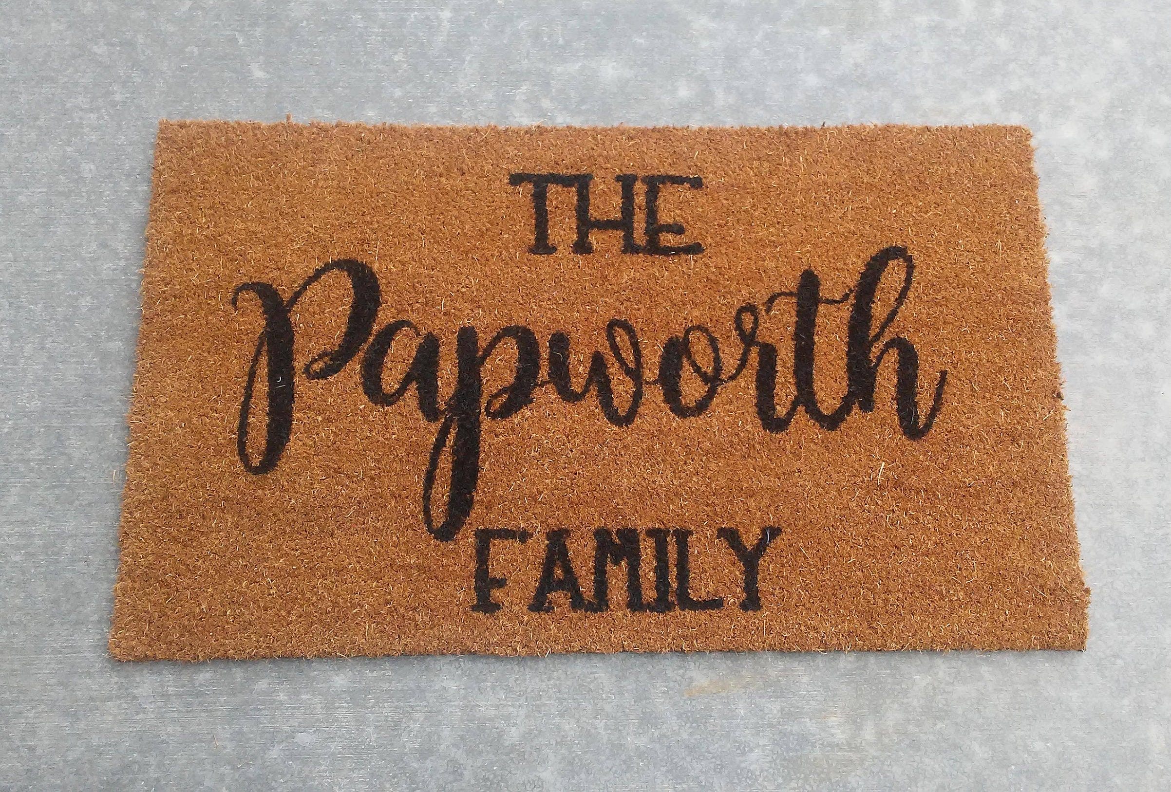 Custom Personalized Doormat Welcome Mat Front Entryway - Etsy