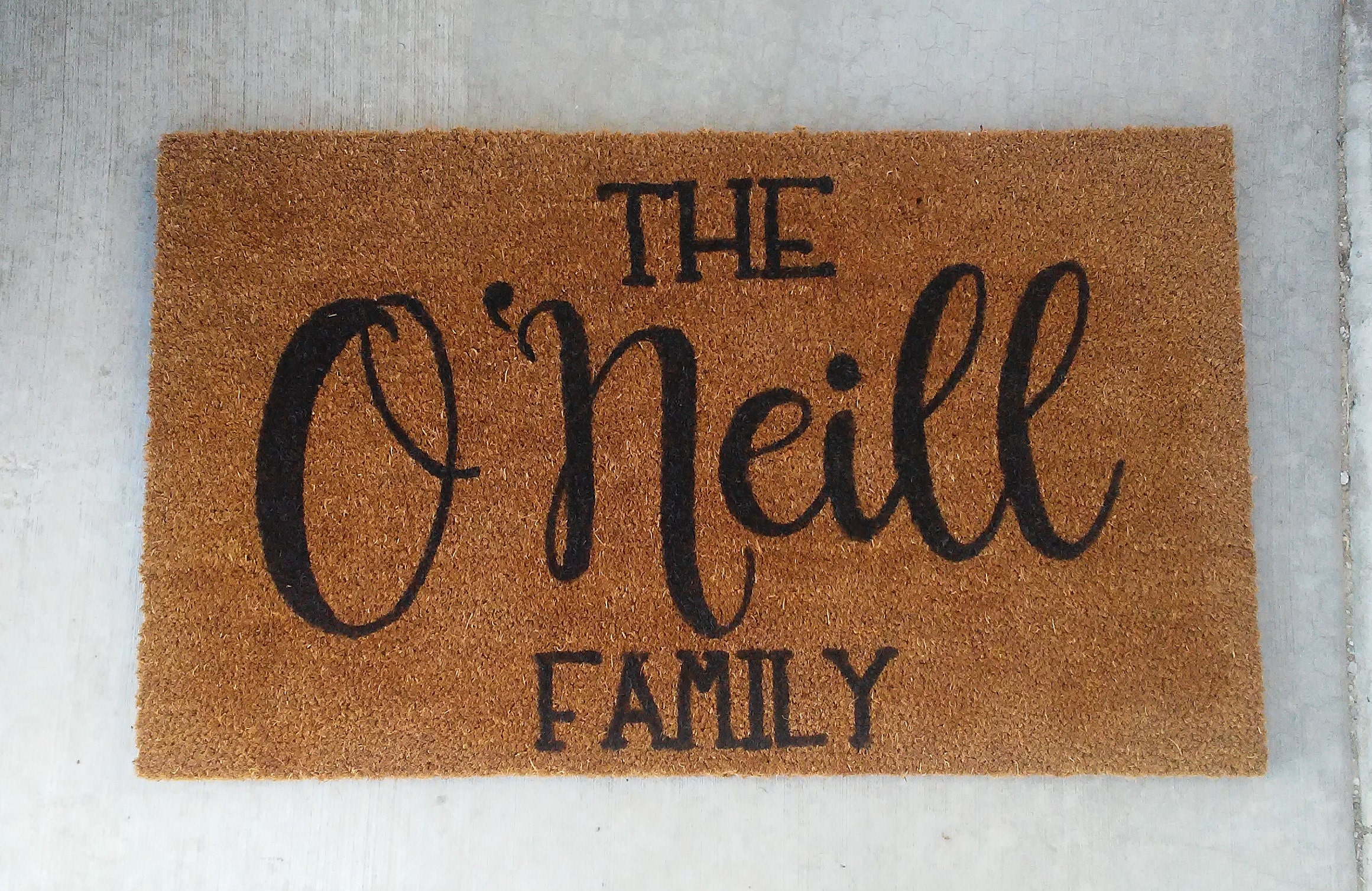 Custom Personalized Doormat Welcome Mat Front Entryway - Etsy