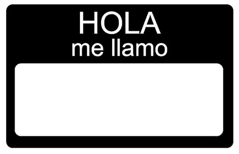 HOLA Me Llamo... Iron on Decal Only Baby DIY Iron on Baby - Etsy Ireland