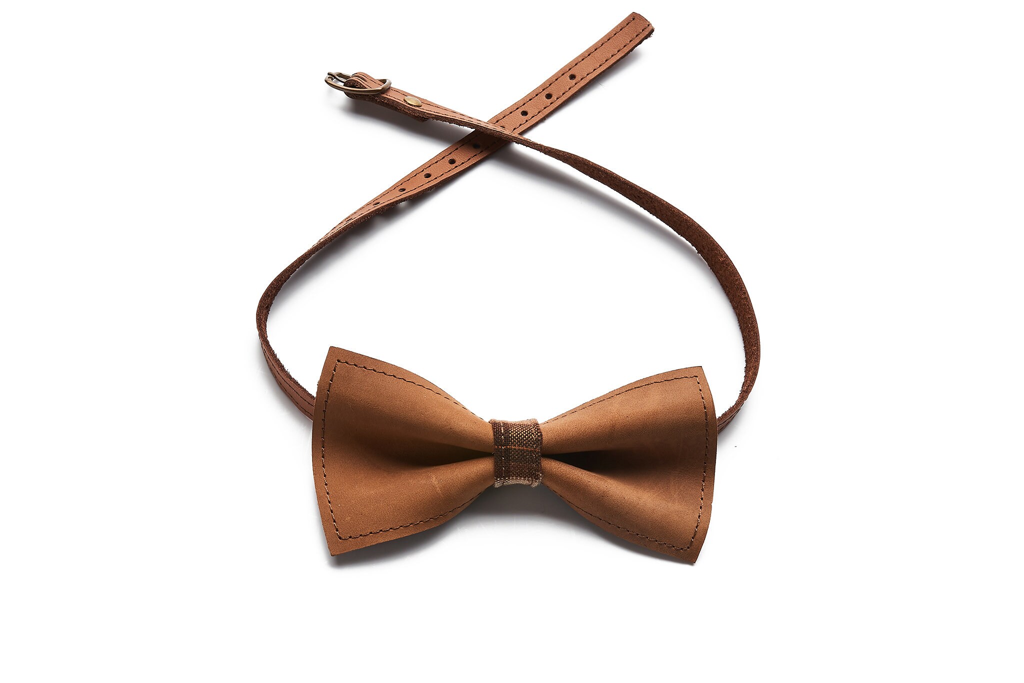 LIMITED Leather Bow Tie, Neck Tie, Wedding Bow Tie, Gentalman, Gift for ...